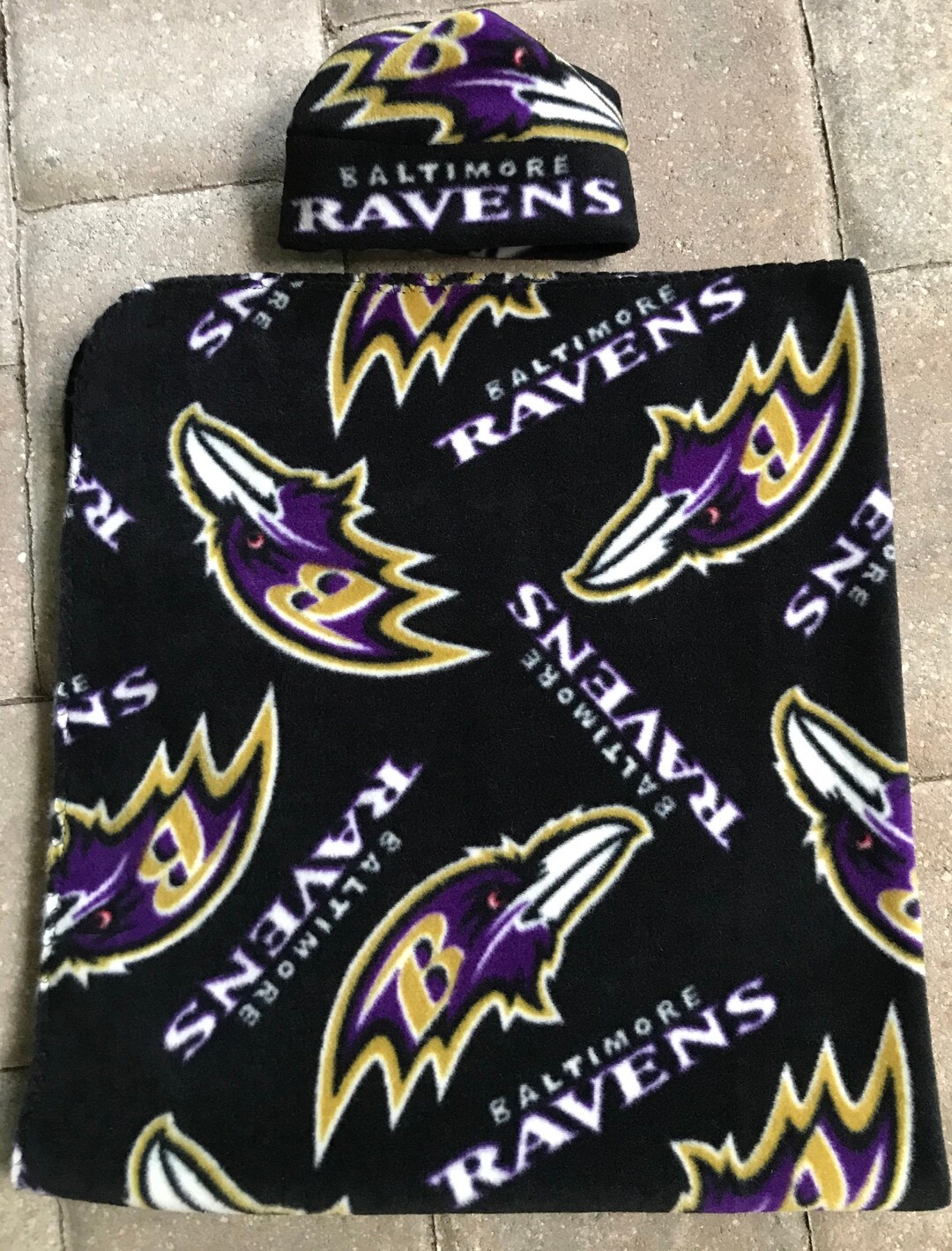 Baltimore Ravens NFL Newborn Infant Baby Fleece Blanket & Hat Gift Set ...