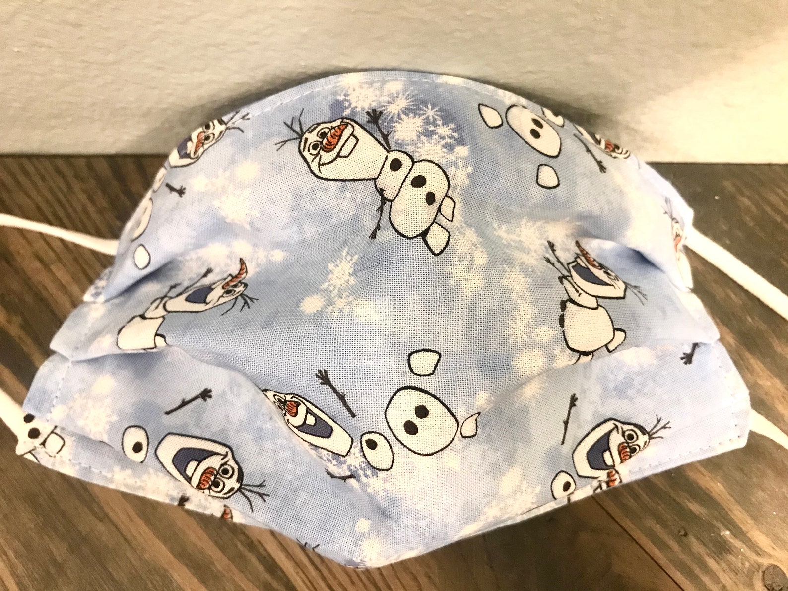 Olaf Face Mask Disney Frozen Fabric Sizes Women & Kids 3-12 | Etsy