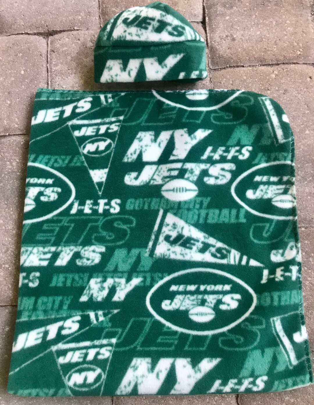 New York Jets NFL Newborn Baby Fleece Blanket & Hat Gift Set - Etsy