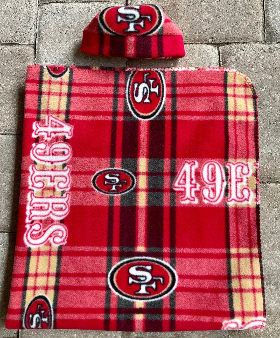 San Francisco 49ers Newborn Baby Fleece Blanket & Hat Gift Set - Etsy