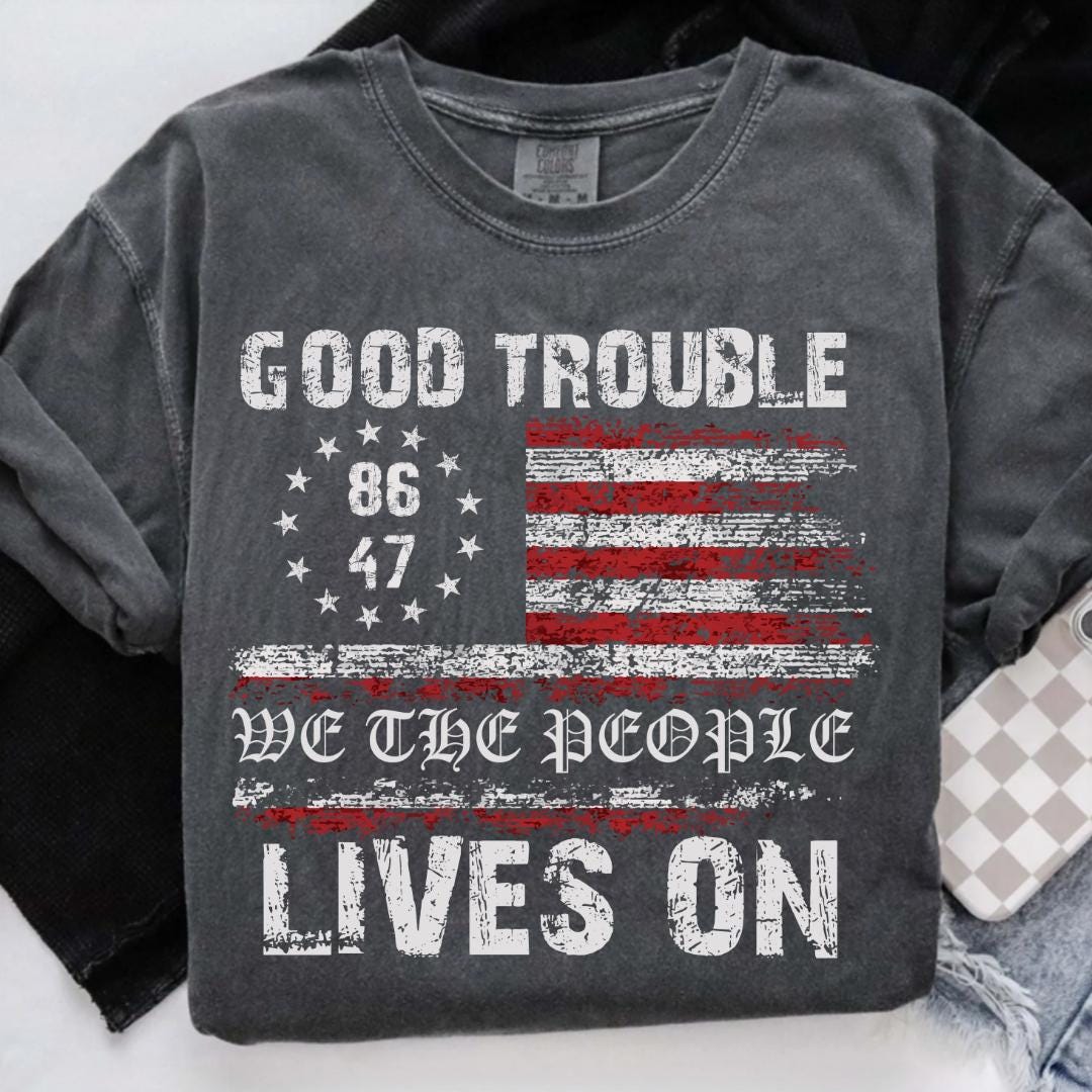 Good Trouble Lives on PNG SVG | John Lewis Protest Design | Civil ...