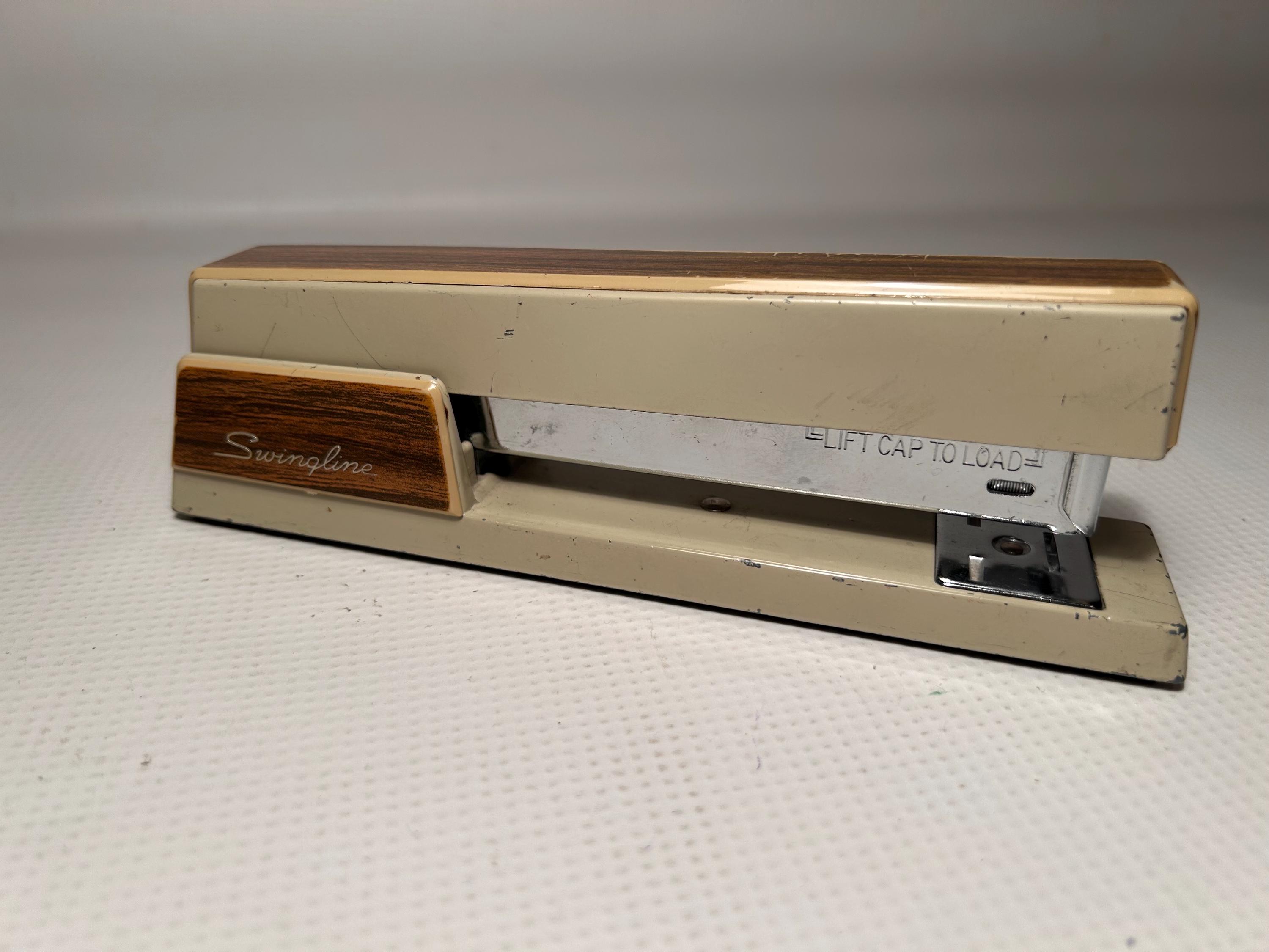 Vintage Swingline Stapler: Model 767 Beige Faux Wood Grain - Etsy