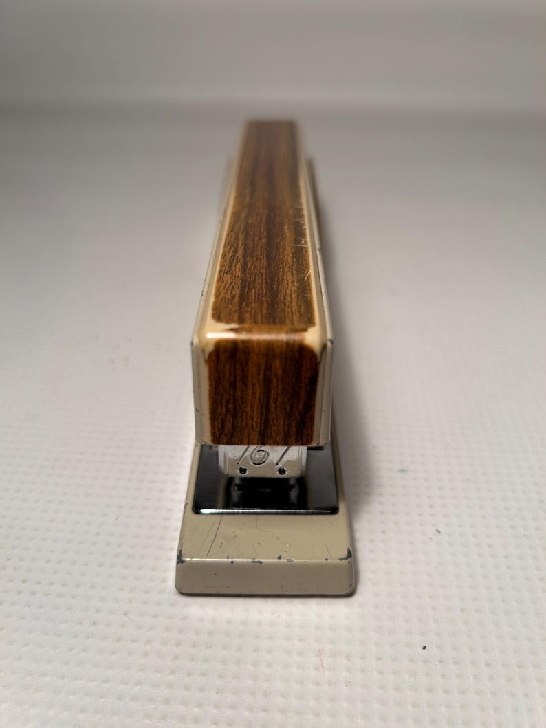 Vintage Swingline Stapler: Model 767 Beige Faux Wood Grain - Etsy
