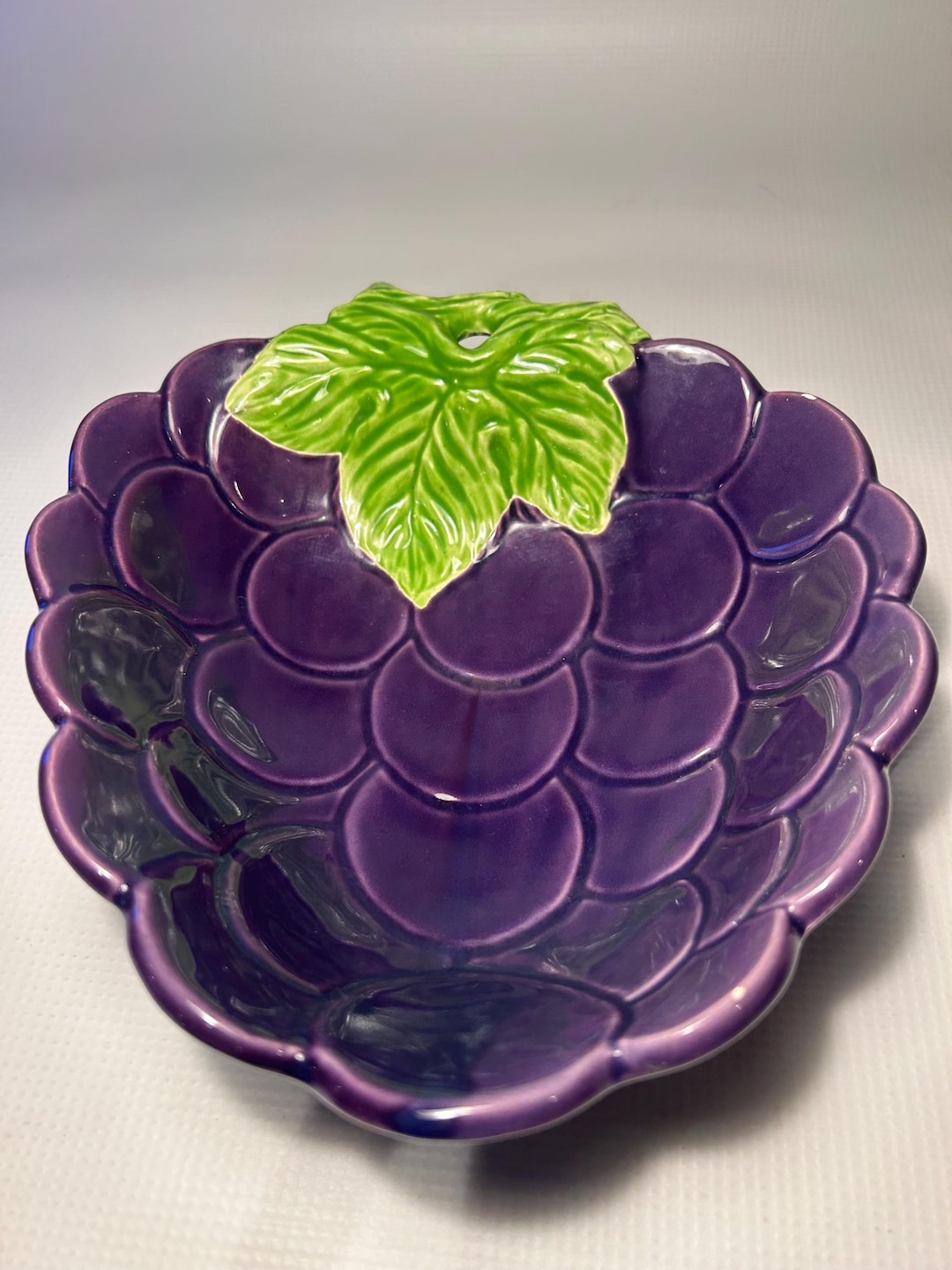Vtg. Grape Serving Bowl Plate Platter Made in Japan 1980's Dinnerware ...