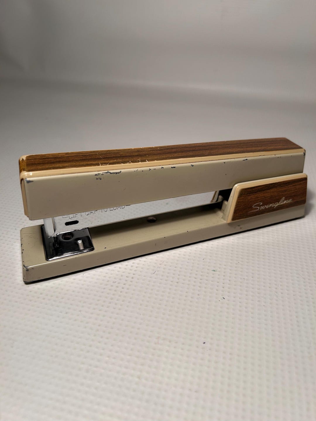 Vintage Swingline Stapler: Model 767 Beige Faux Wood Grain - Etsy