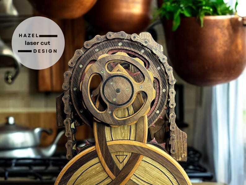 Wooden Vertical Carousel Spice Rack Laser Cut Dxf - Etsy