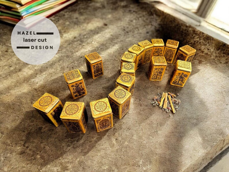 Wooden Vertical Carousel Spice Rack Laser Cut Dxf - Etsy