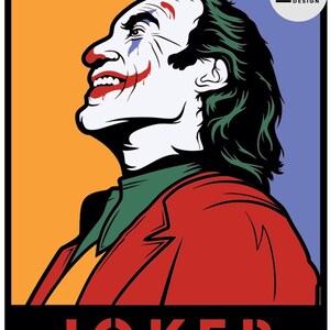 Joker Layered Design to Cut Digital File for Craft and Decor Projects ...