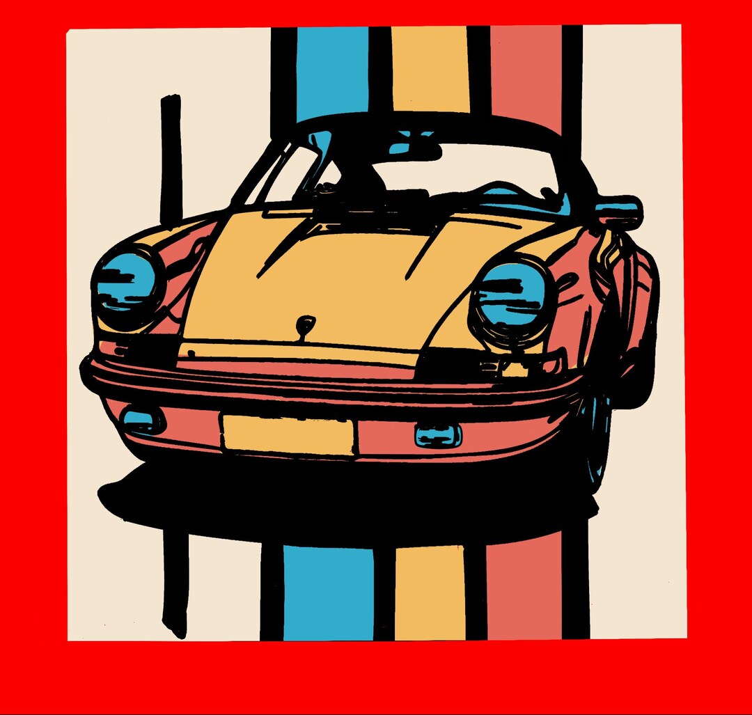 Porsche 911 - Cricut Cutting Files - Etsy