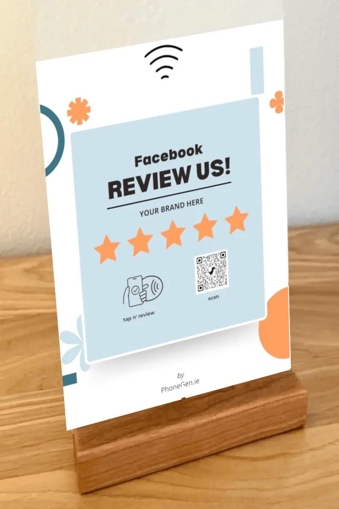Custom Review Stands | Preconfigured | Personalised | Base Included ...