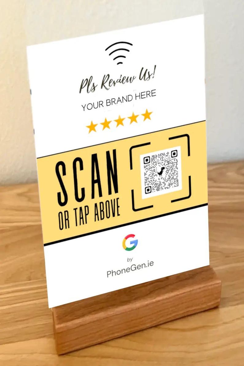 Custom Review Stands | Preconfigured | Personalised | Base Included ...