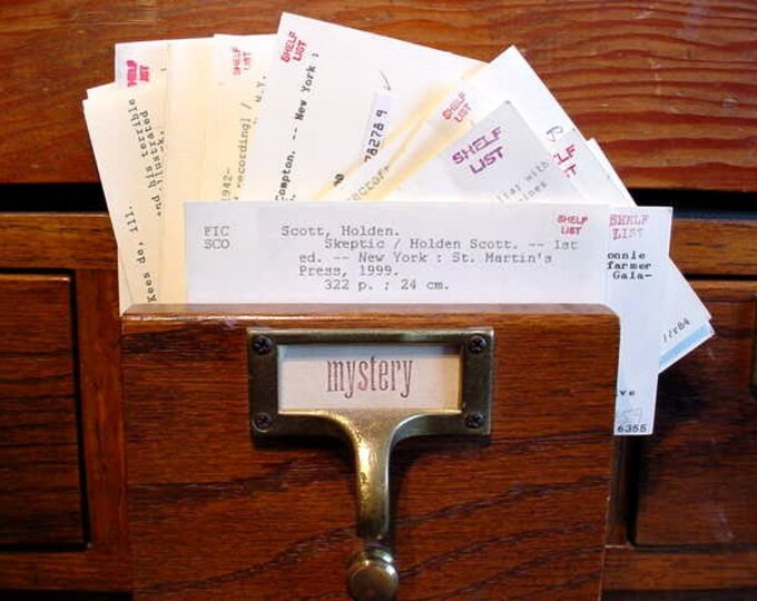 25 Vintage Authentic LIBRARY Card Catalog Cards RARE Find so - Etsy