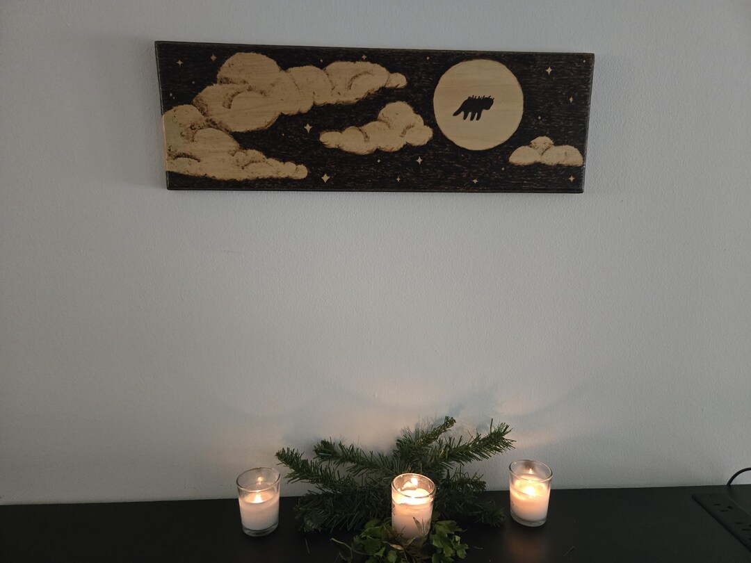 ATLA - Appa Flying the Gaang Across the Moon - Etsy