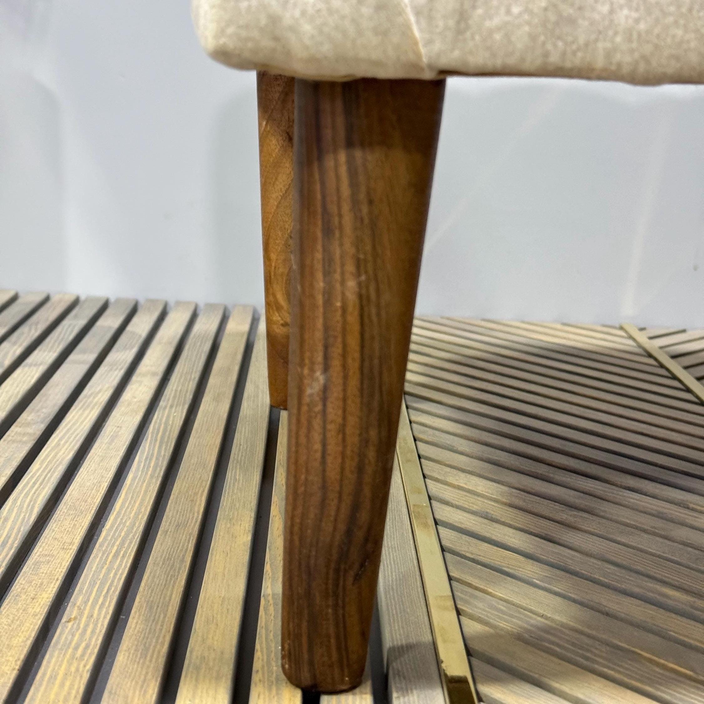 Rustic Solid Oak Sofa Legs Set of 4, 2 Square Blocks, Easy Mount With ...