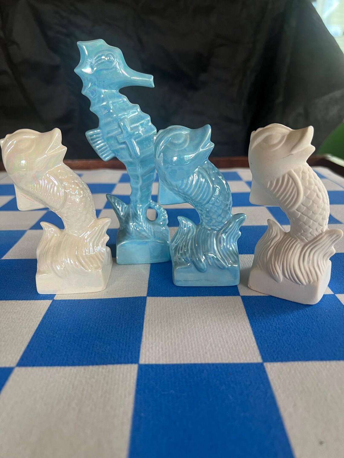 Ceramic Bisque Sea-life Chess Set, Ready for You to Paint and Finish ...