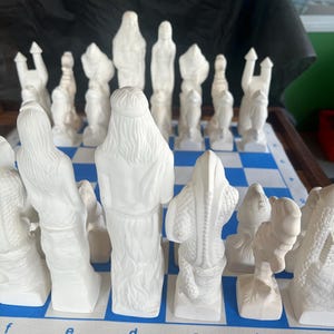 Ceramic Bisque Sea-life Chess Set, Ready for You to Paint and Finish ...