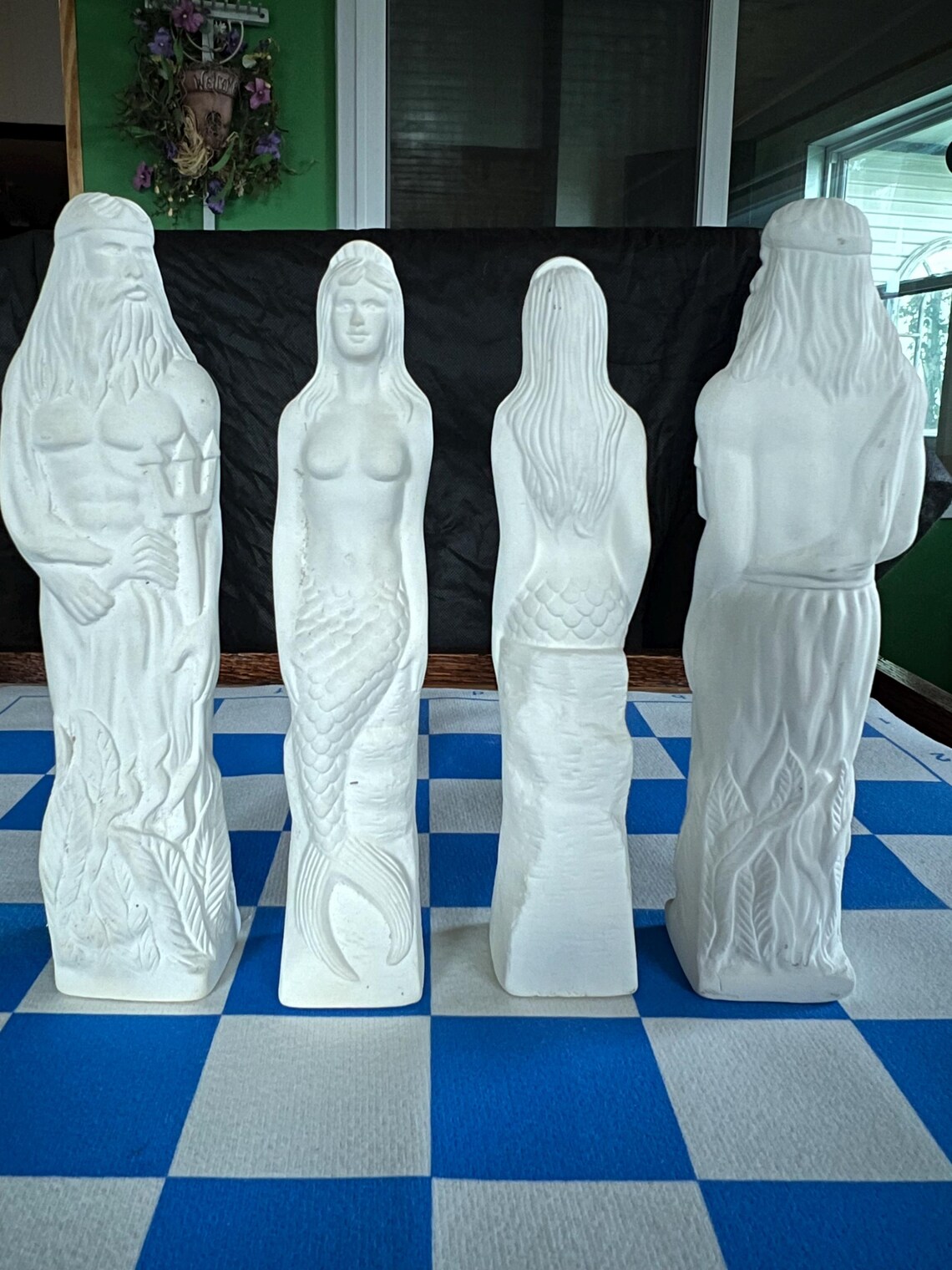 Ceramic Bisque Sea-life Chess Set, Ready for You to Paint and Finish ...