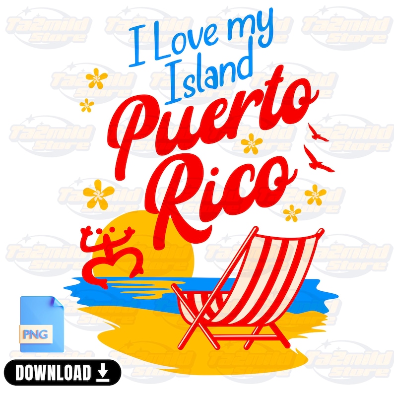 Puerto Rico Flag & Coqui PNG Bundle: Boricua Pride Clipart (digital ...