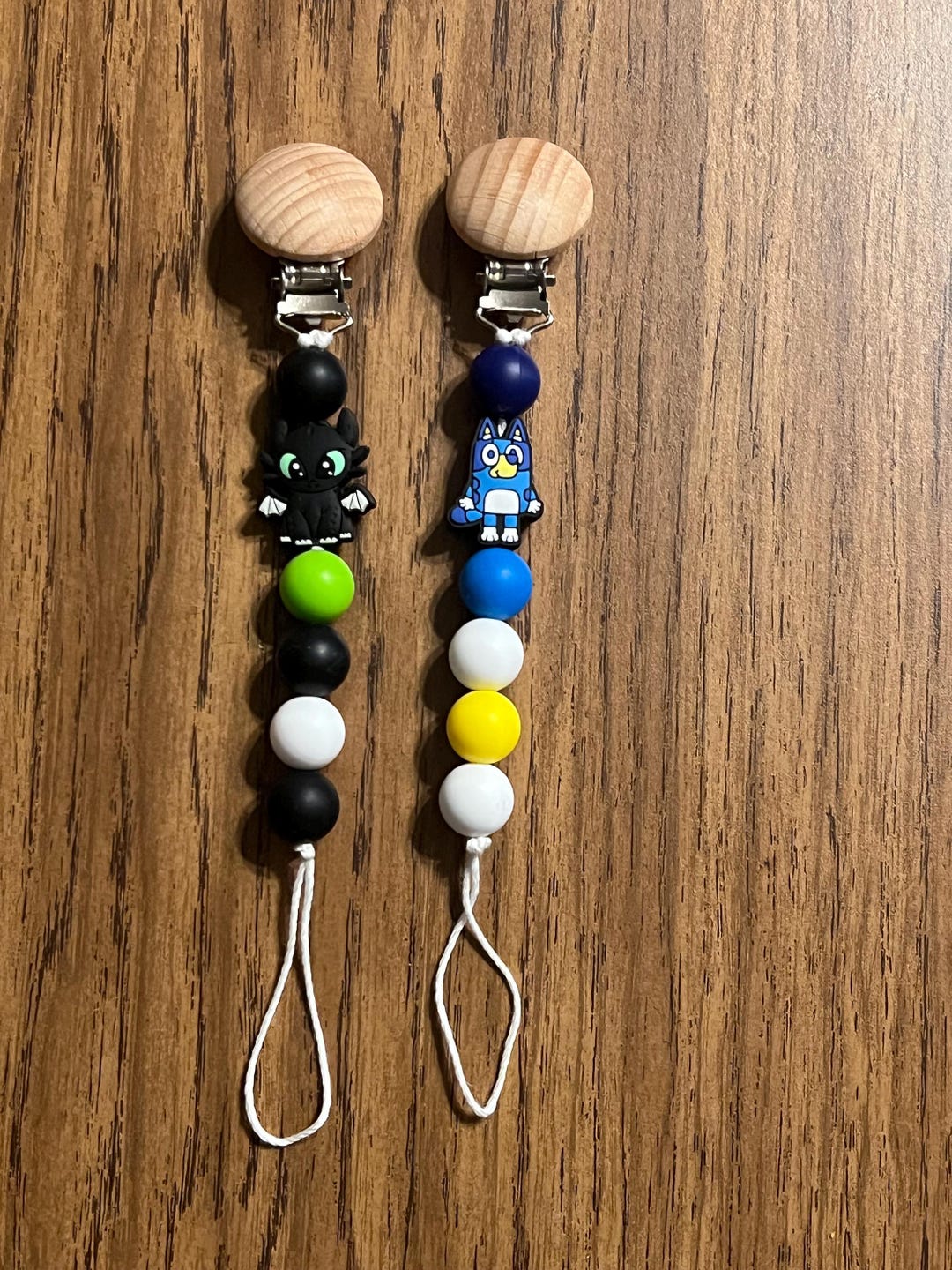 Bluey and Toothless Pacifier Clip - Etsy