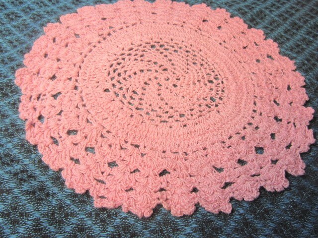 Doilies Home & Living Table Mat 8 Round Pink Doily Vintage Hot Pad ...