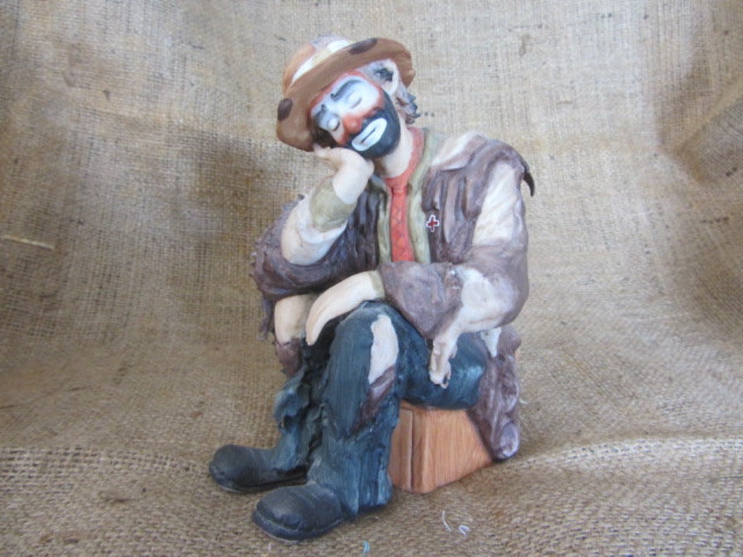 Emmett Kelly Jr. Collectable Figurine the Thinker, Exclusively From ...