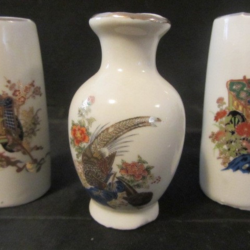 Pheasant Vase - Etsy