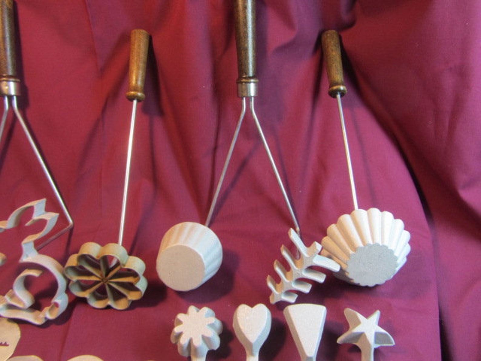 Metal Handled Pastry Molds For Deep Frying Desserts Cookie | Etsy