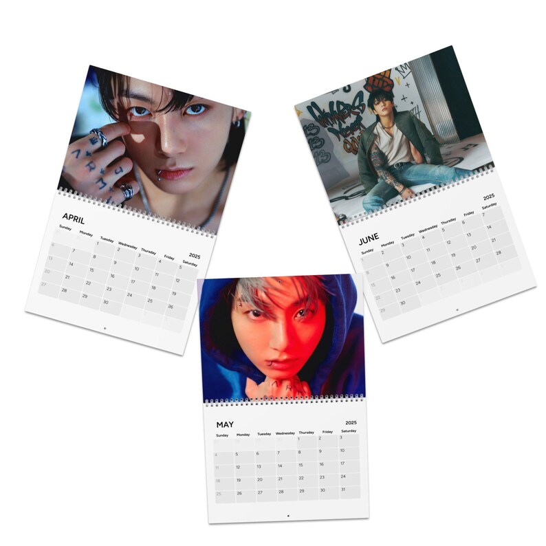 2025 Jungkook BTS Wall Calendar - Etsy