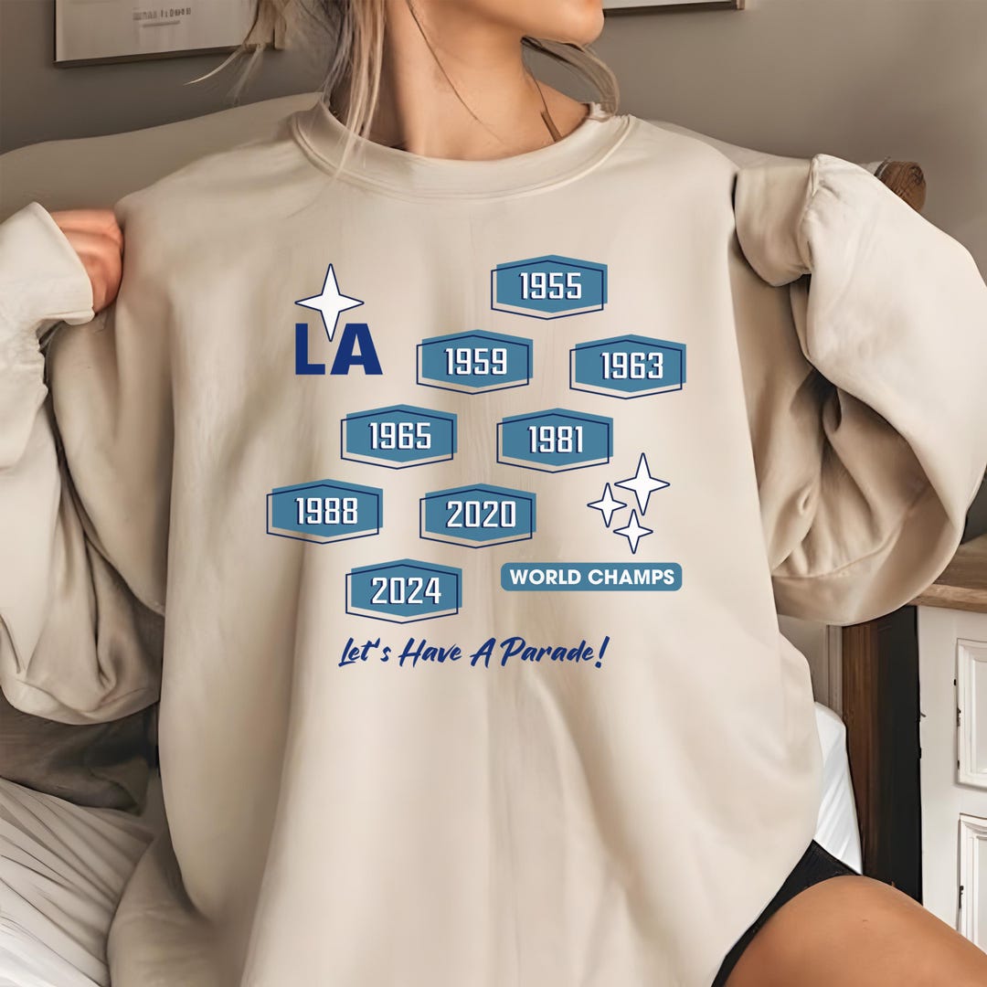 Los Angeles Dodgers World Series Champions Shirt, Dodgers World Series ...