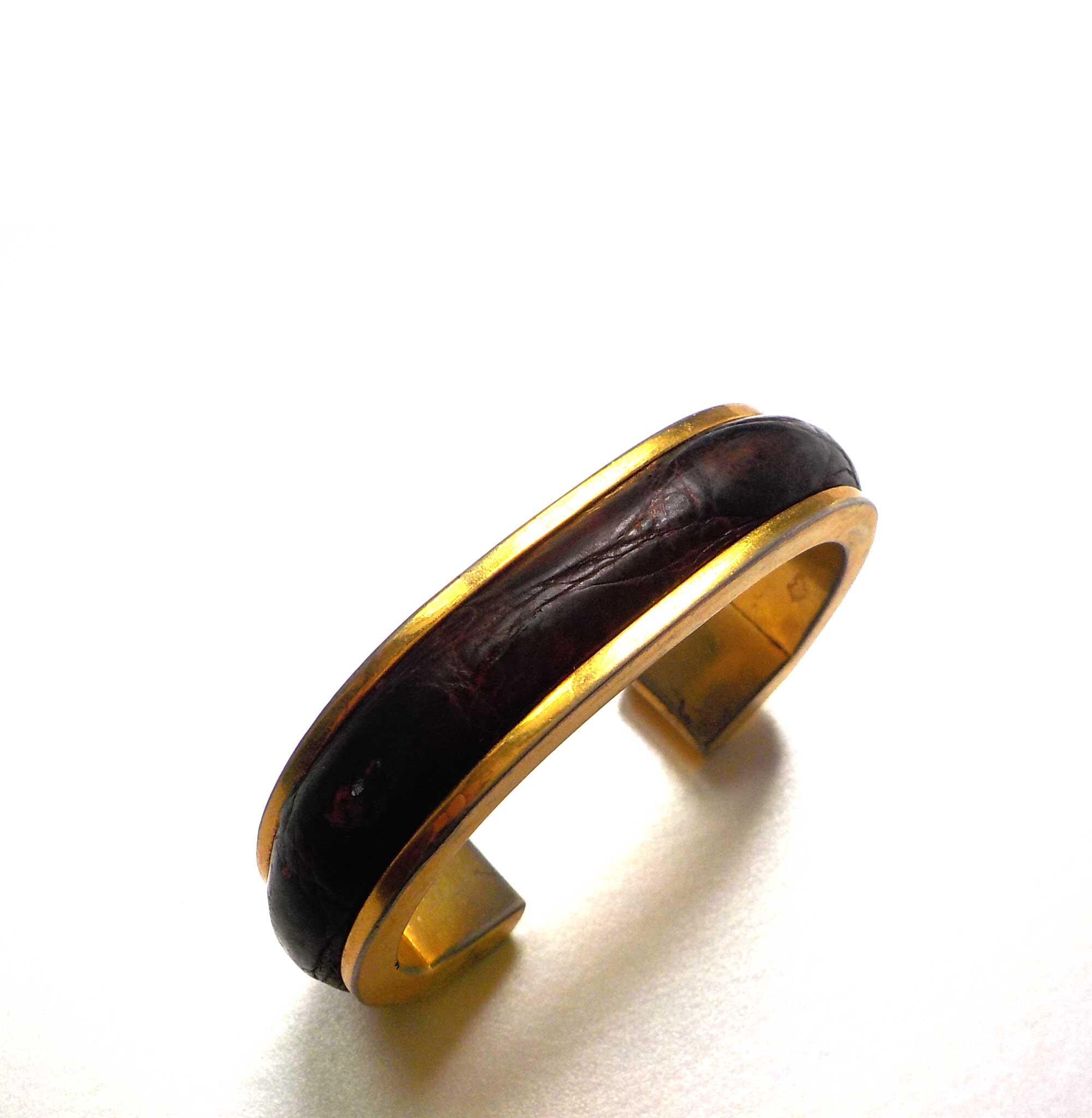 Pulsera Vintage Loewe De Los 70. Metal Y Piel. VS253 - Etsy