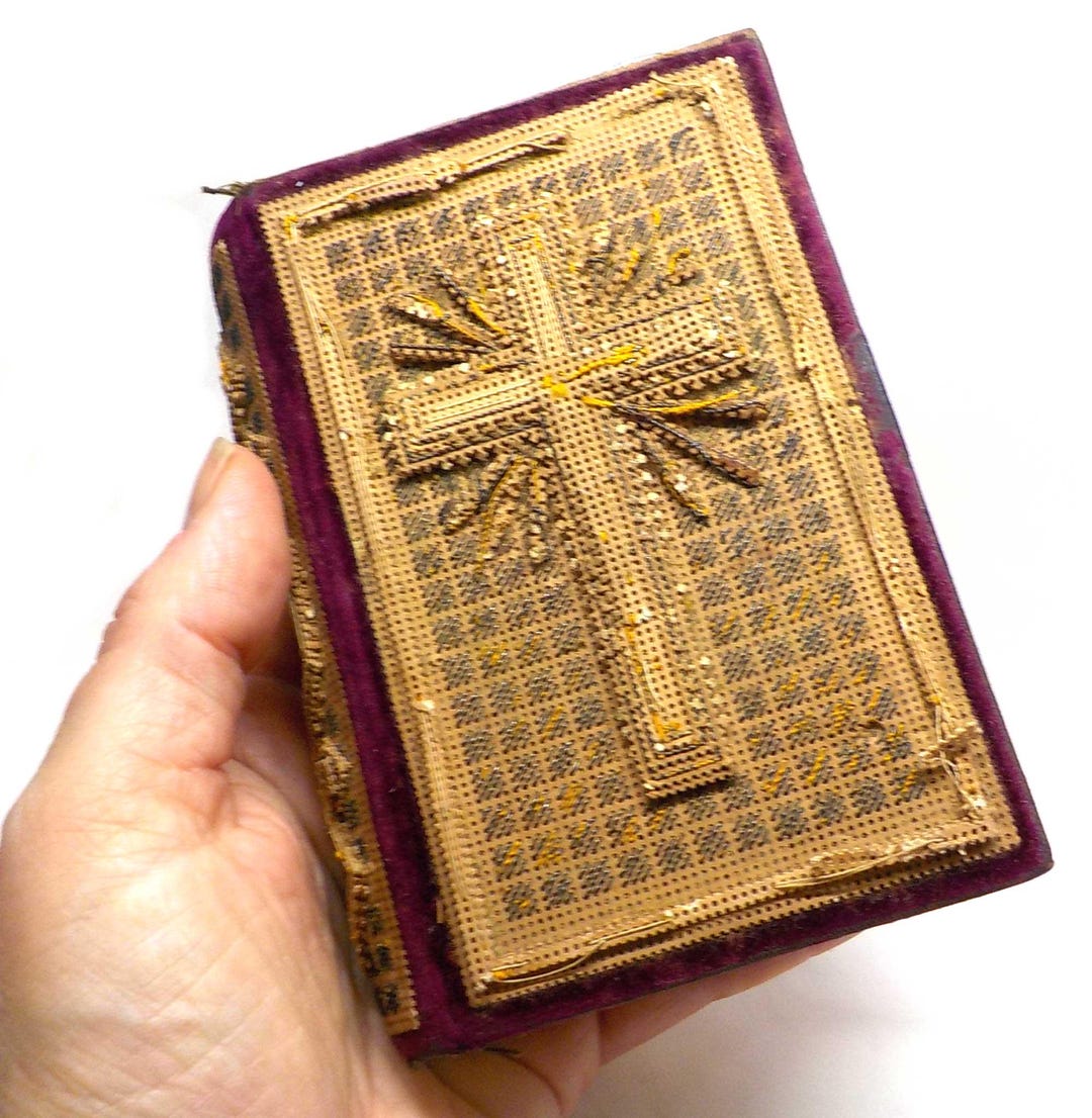Antique Religious Missal, Decorated Cover, 1868 - Etsy