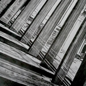 Graphite Drawing,cityscape Drawing,black White Cityscape Drawing,pencil ...