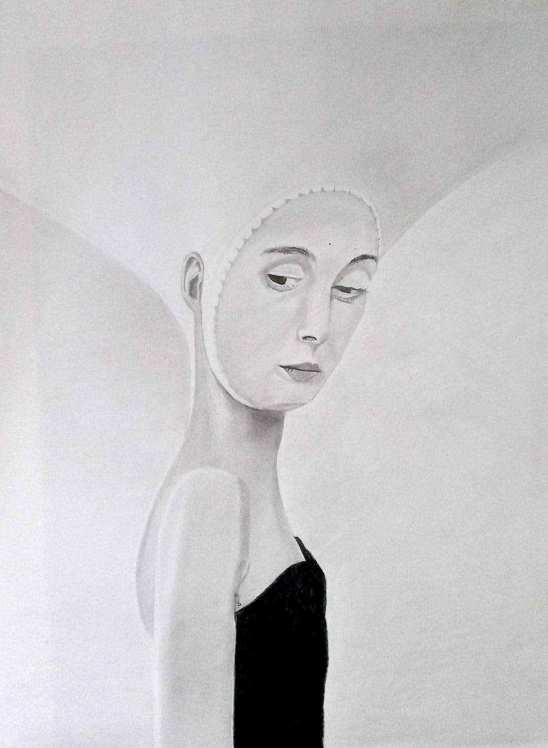 Graphite Drawing, Pencil Drawing, Female Pencil Drawing, Graphite ...