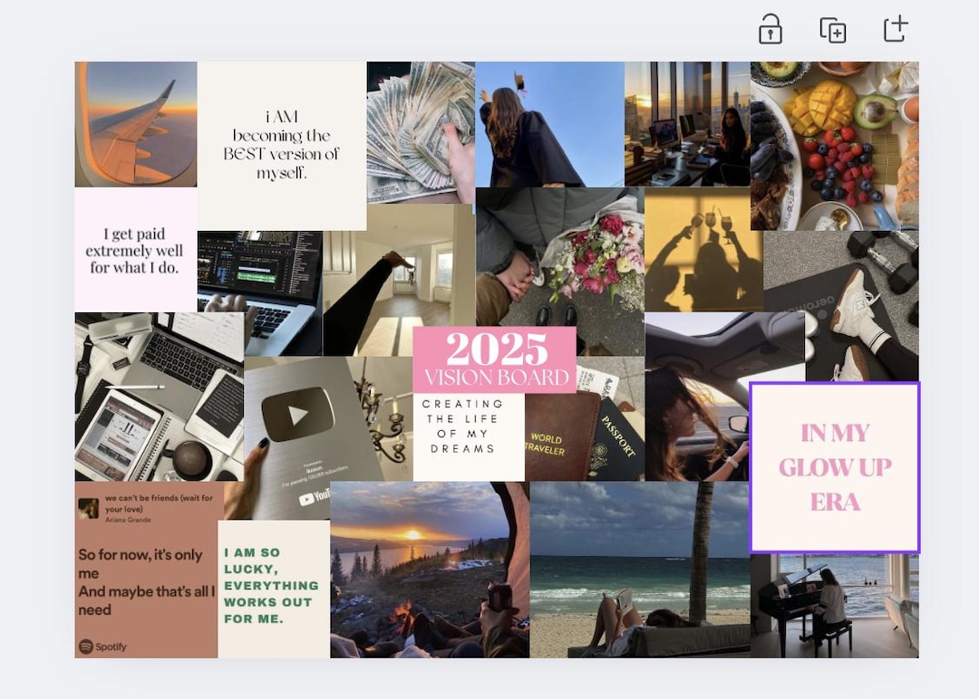 Vision Board Dream Board Goal Planner Vision Board Party Manifest Board ...