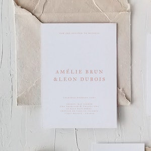 French Style Wedding Invitation Set Printable Wedding - Etsy