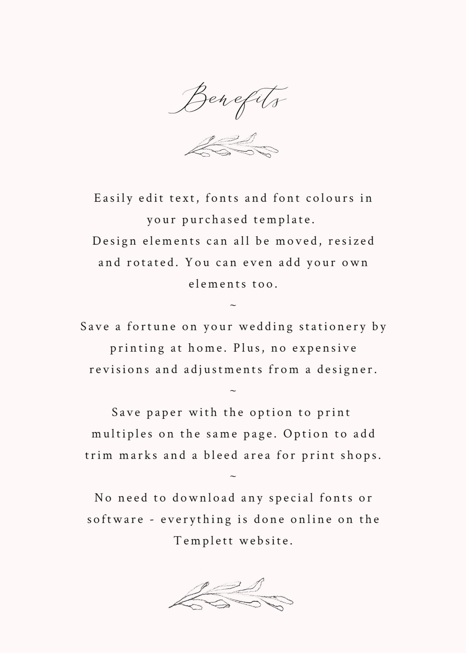 French Style Wedding Invitation Set Printable Wedding - Etsy