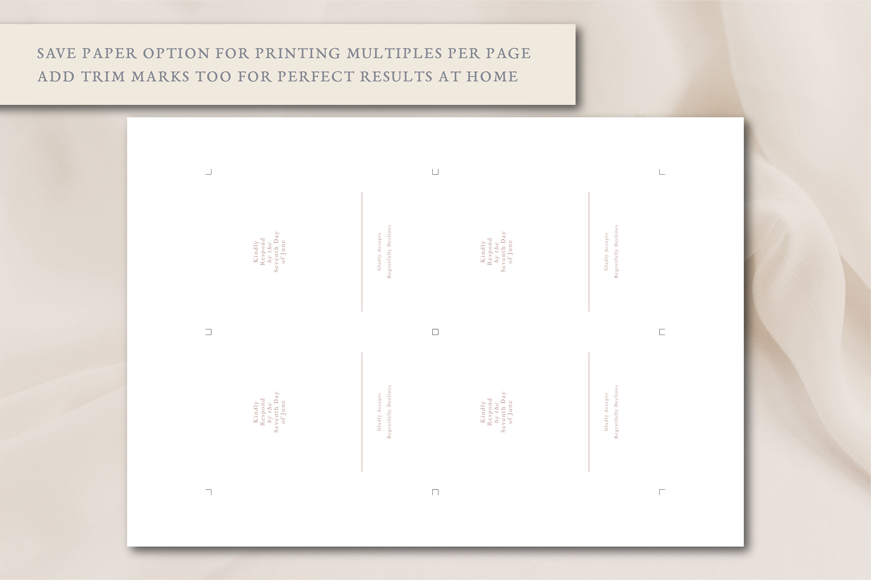 French Style Wedding Invitation Set Printable Wedding - Etsy