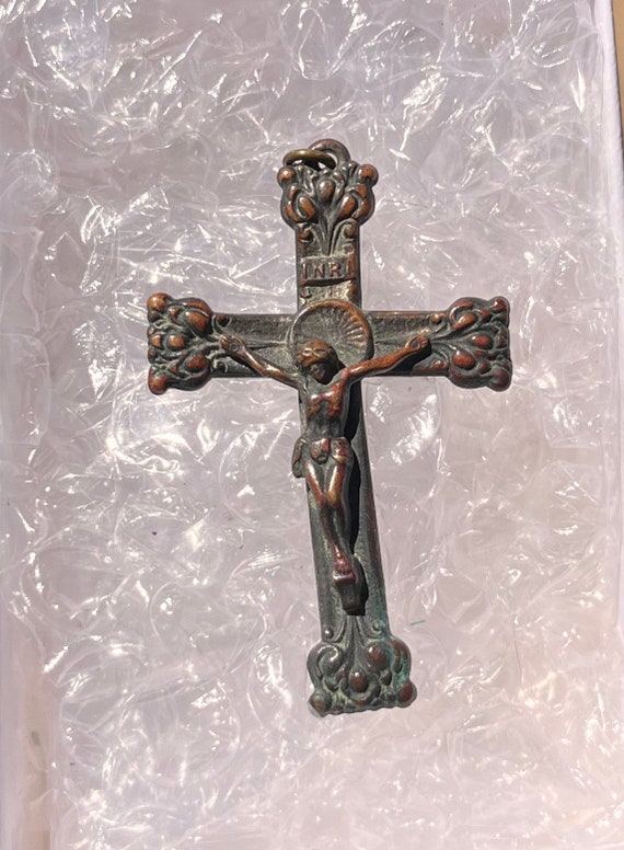 Antique copper pendant - Gem