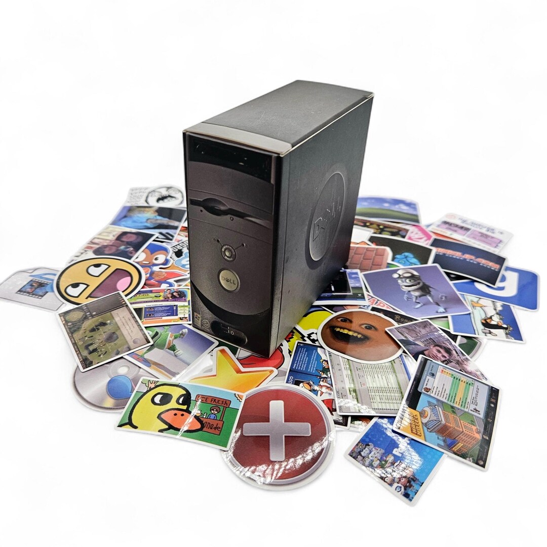 Home Computer Sticker Pack Nostalgic 2000's Stickers Internet Core ...