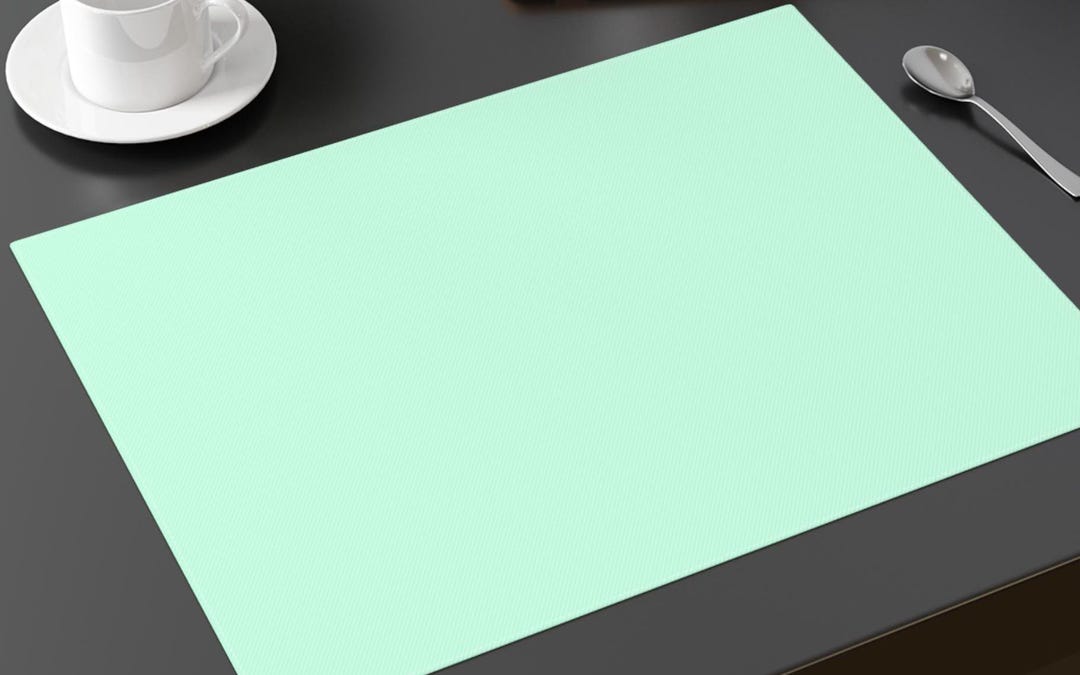 Mint Green Placemat, Easter Table Decor, Light Green Dining Mat ...