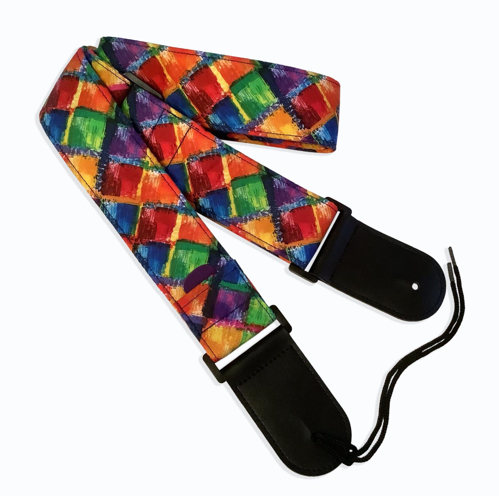 Colorful Diamonds Guitar Strap - Etsy
