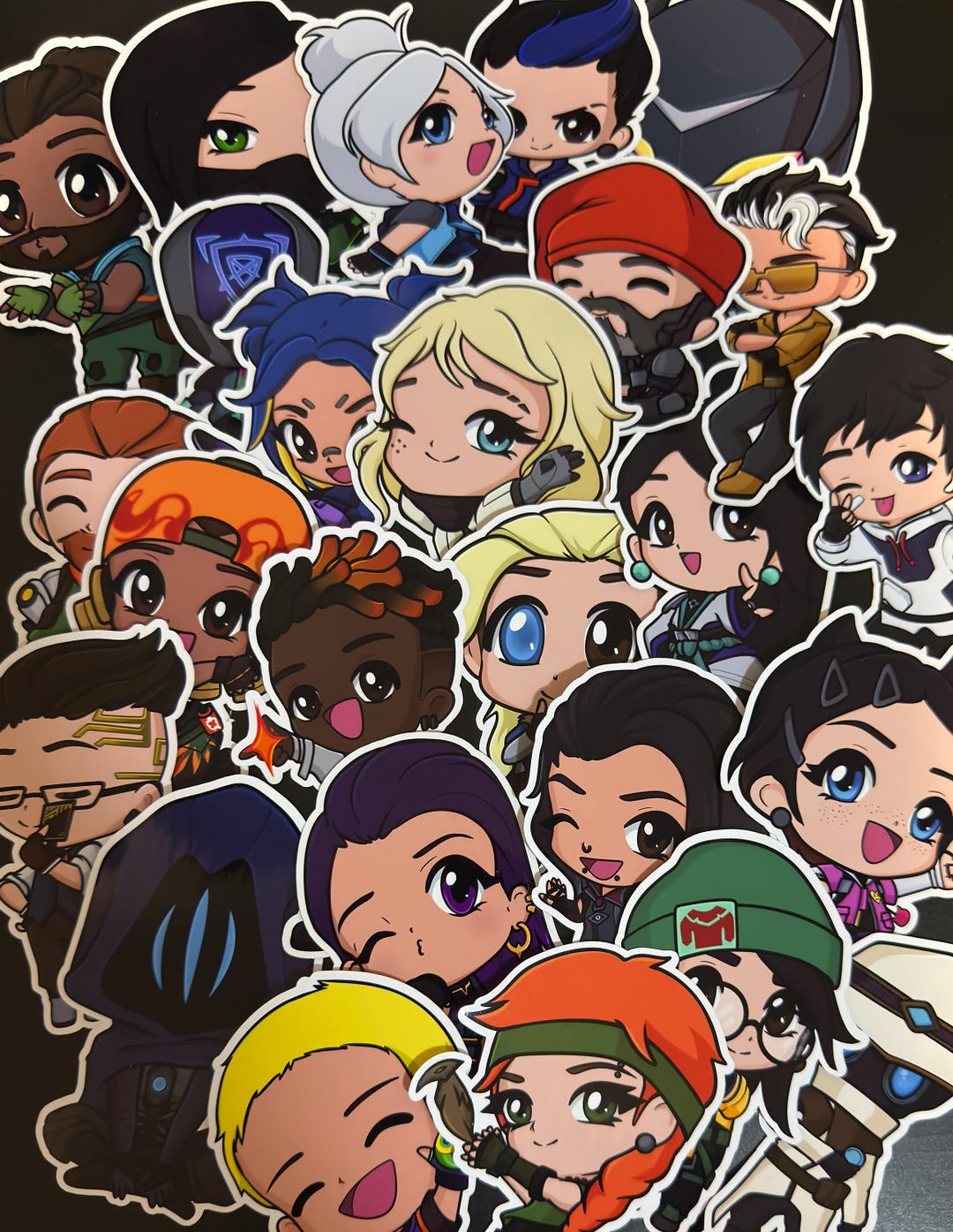 Valorant Stickers | Chibi Agents Hand-drawn on Glossy Paper – Gamer ...