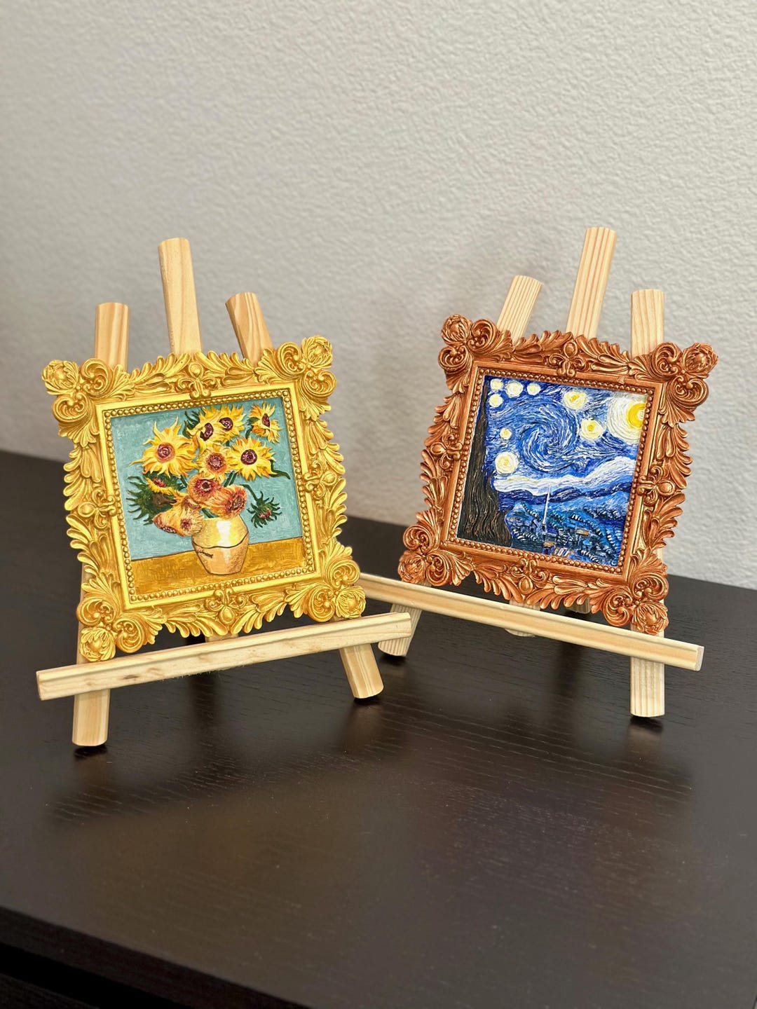 Van Gogh DIY 3D Relief Painting Kit: Sunflowers & Starry Night - Etsy