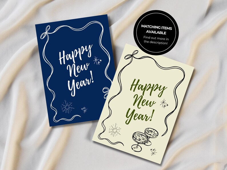 Editable New Year’s Eve Party Sign Bundle | Hand-drawn | Welcome, Bar ...