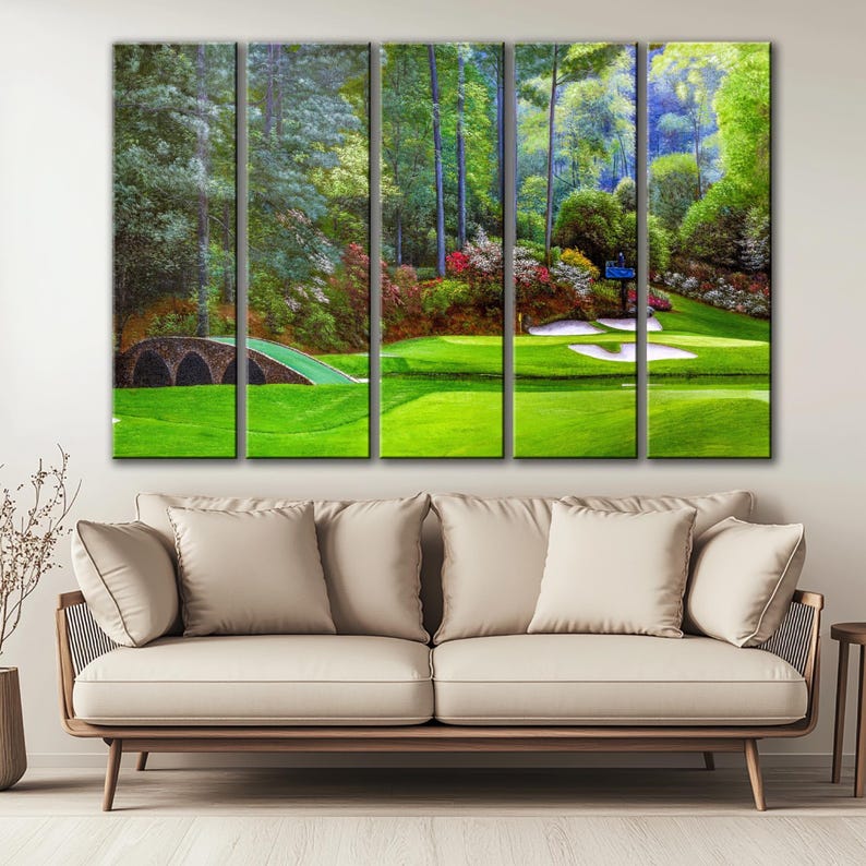 Amen Corner Golf Course Canvas Art Print: Masters Golf Gift - Etsy