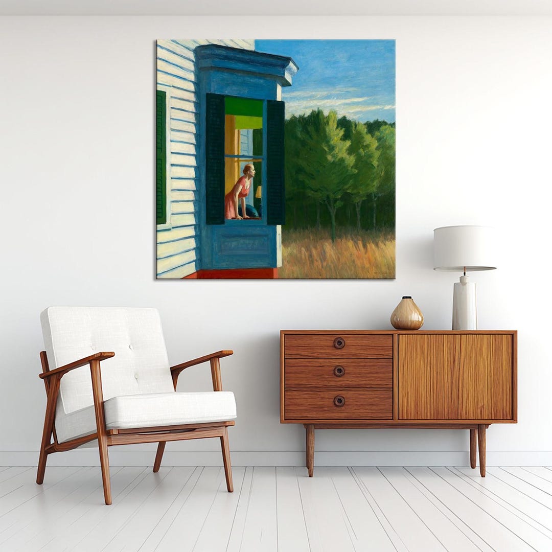Edward Hopper: Cape Cod Morning Canvas Wall Art Classic Print Living ...