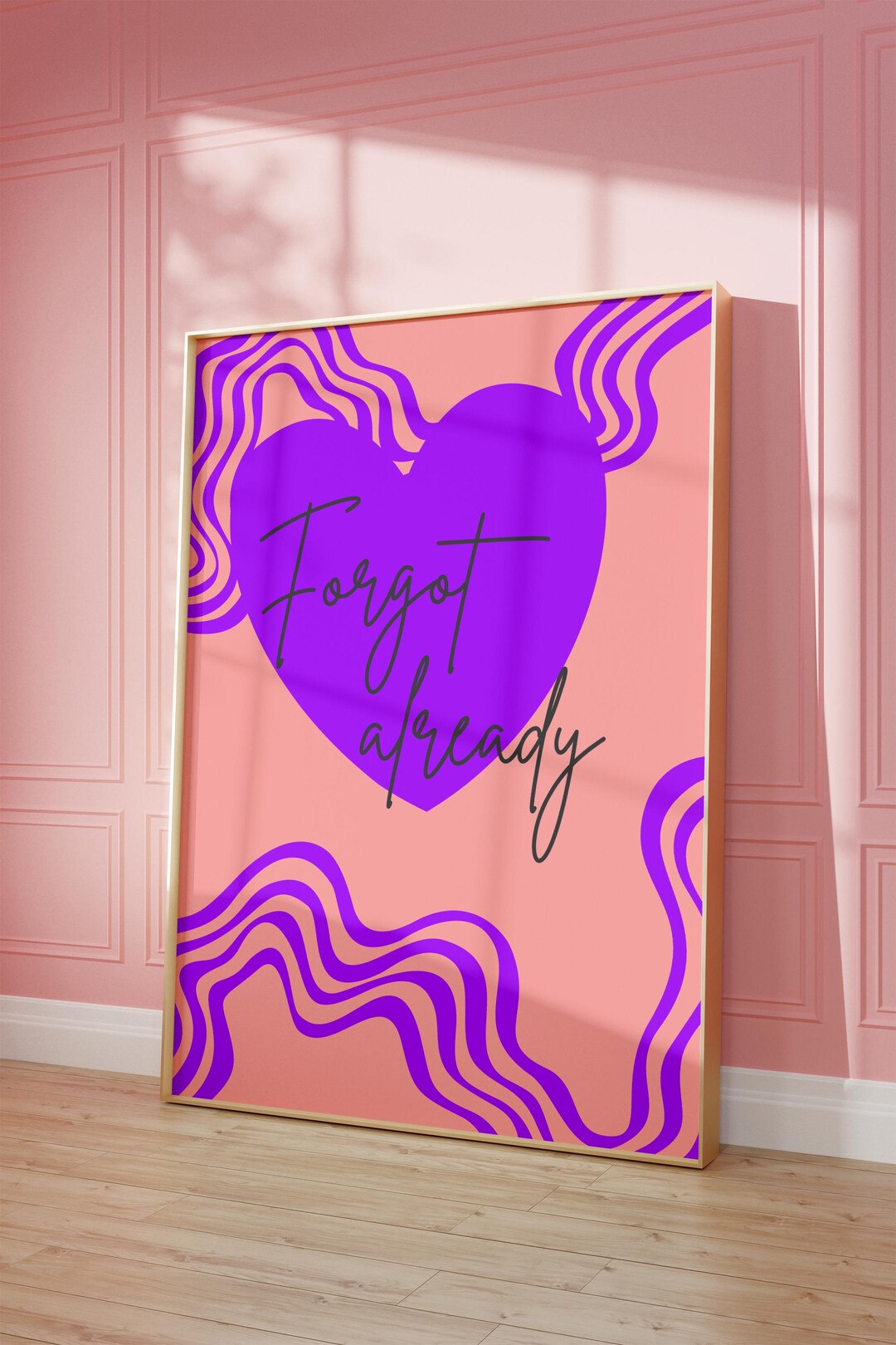 ADHD Wall Art Printable Funny Neurodivergent Quote | Forgot Already ...