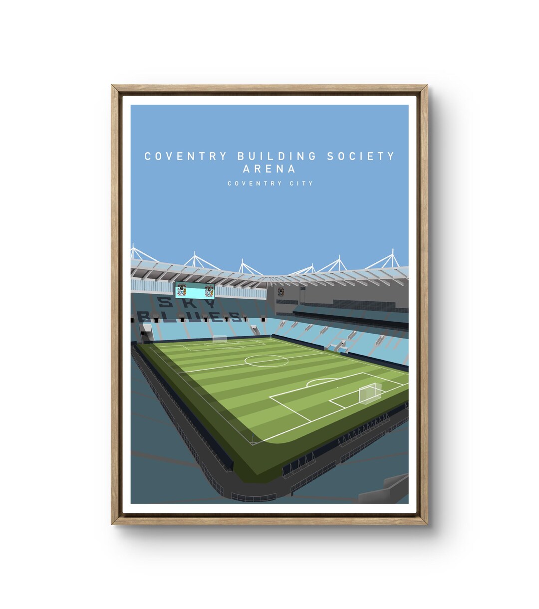 Coventry Building Society Arena Print – Coventry City Football Stadium ...