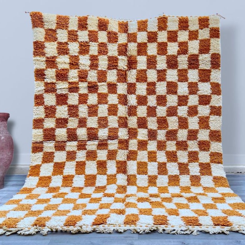 Orange Rug - Etsy