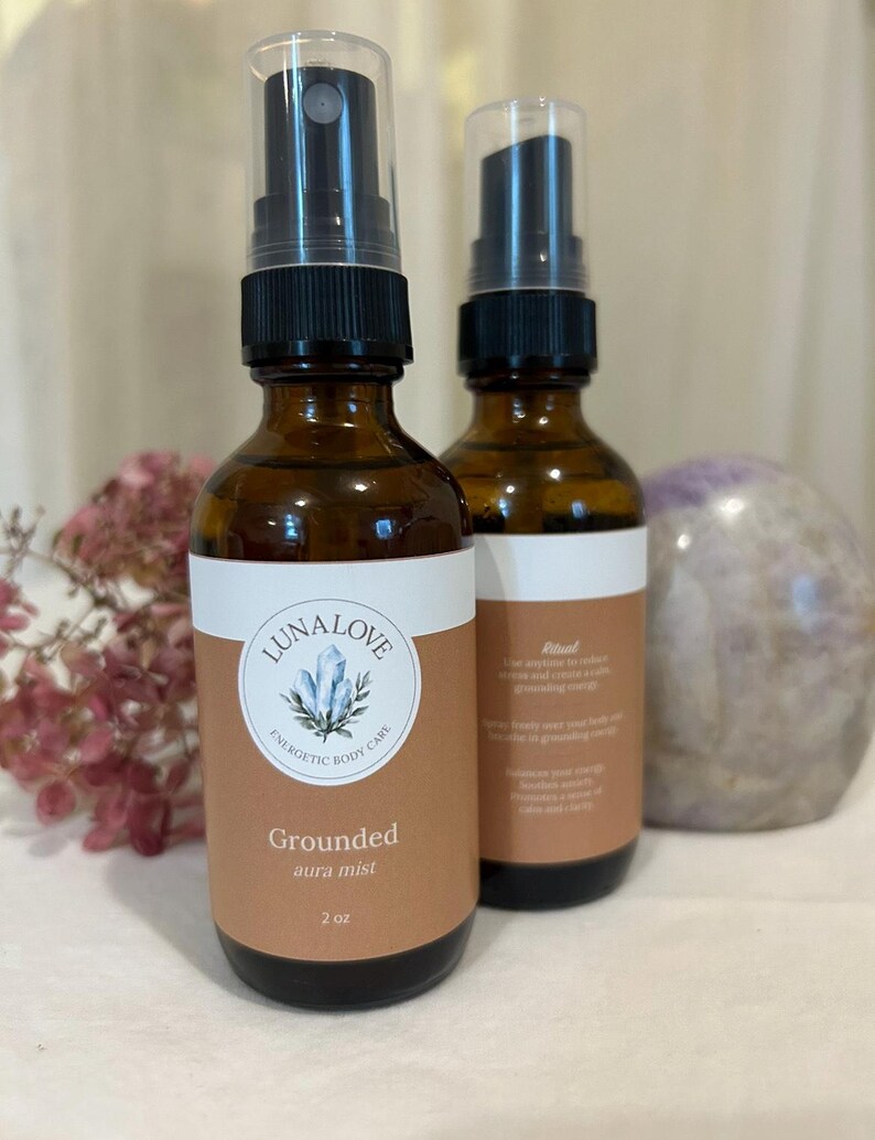 GROUNDED - Aura Mist, Room and Space Cleansing Mist - Etsy